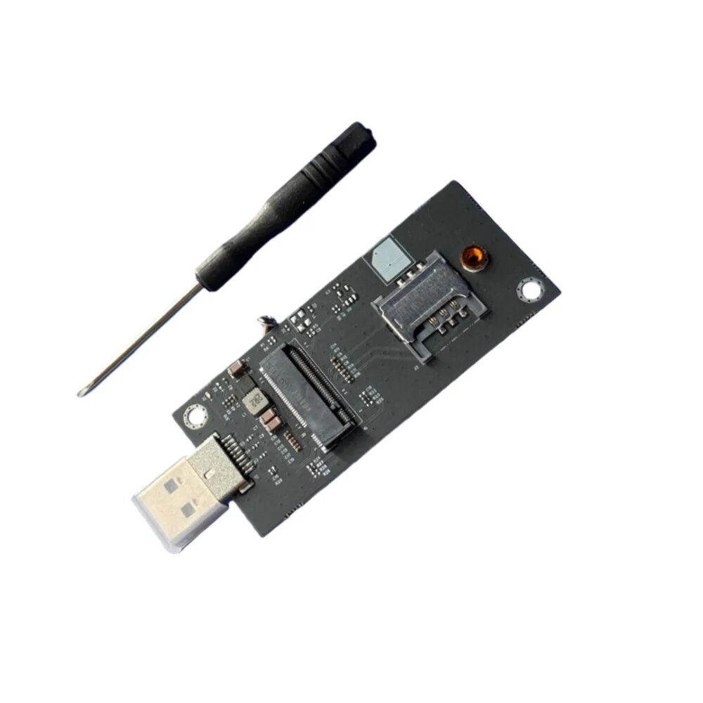 Адаптер USB 3.0 для M.2 карты 3G/4G/5G, Цвет: single card