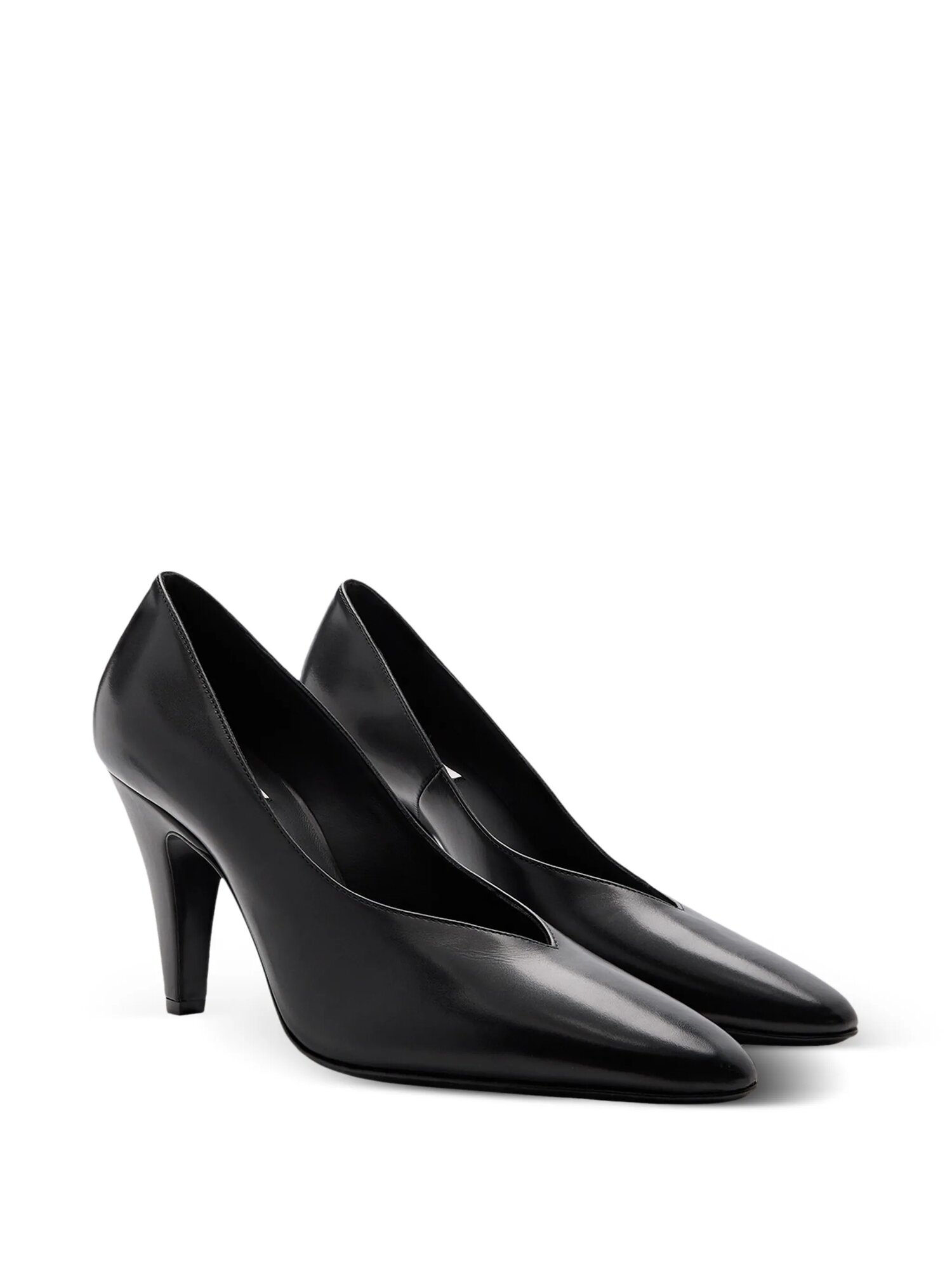 Туфли Polished leather pumps 
