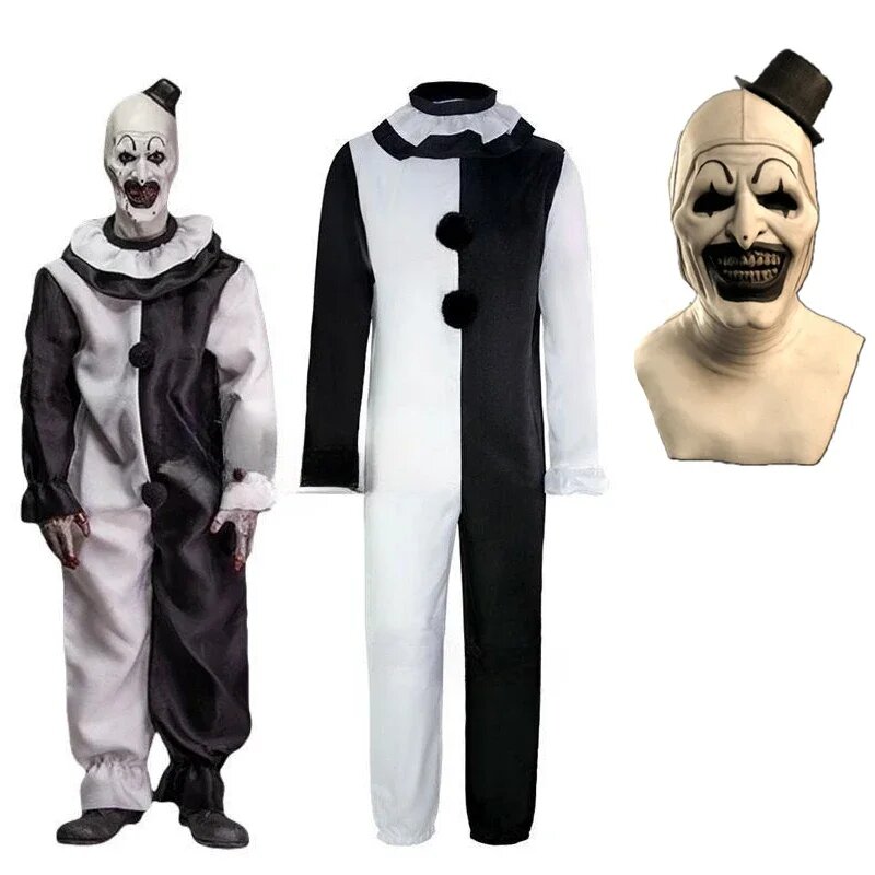 Костюм клоун Art The Clown Movie Terrified 2 S, Costume and mask B
