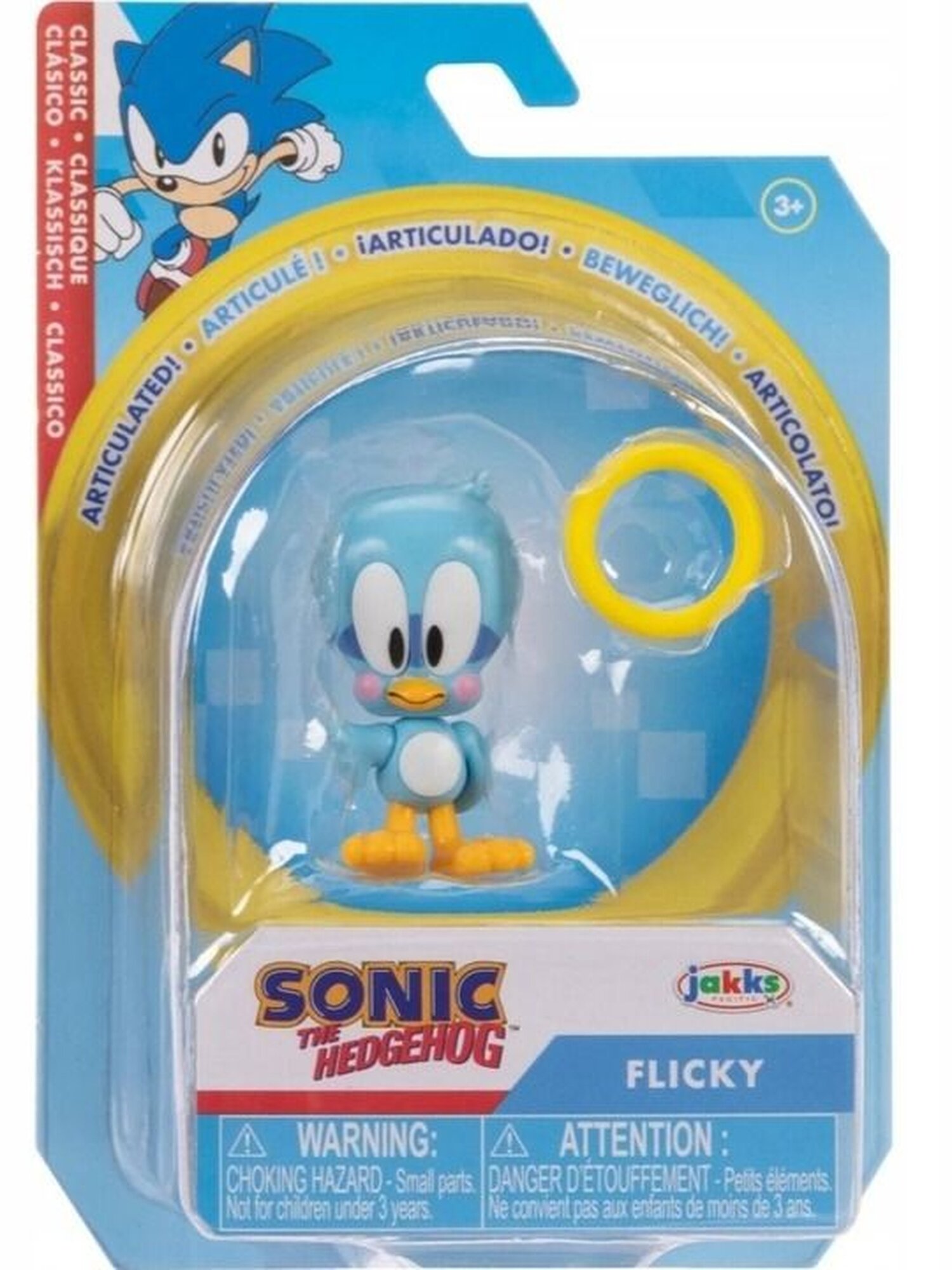 Фигурки JAKKS Pacific SONIC- Фигурка подвижная FLICKY/фликки, 5 см - Соник 42077