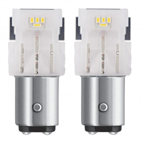 Лампа автомобильная Osram Cool White LEDriving SL P21/5W BAY15d 6000K 2.0/0.4W 12V, 2шт, 7528DWP-02B
