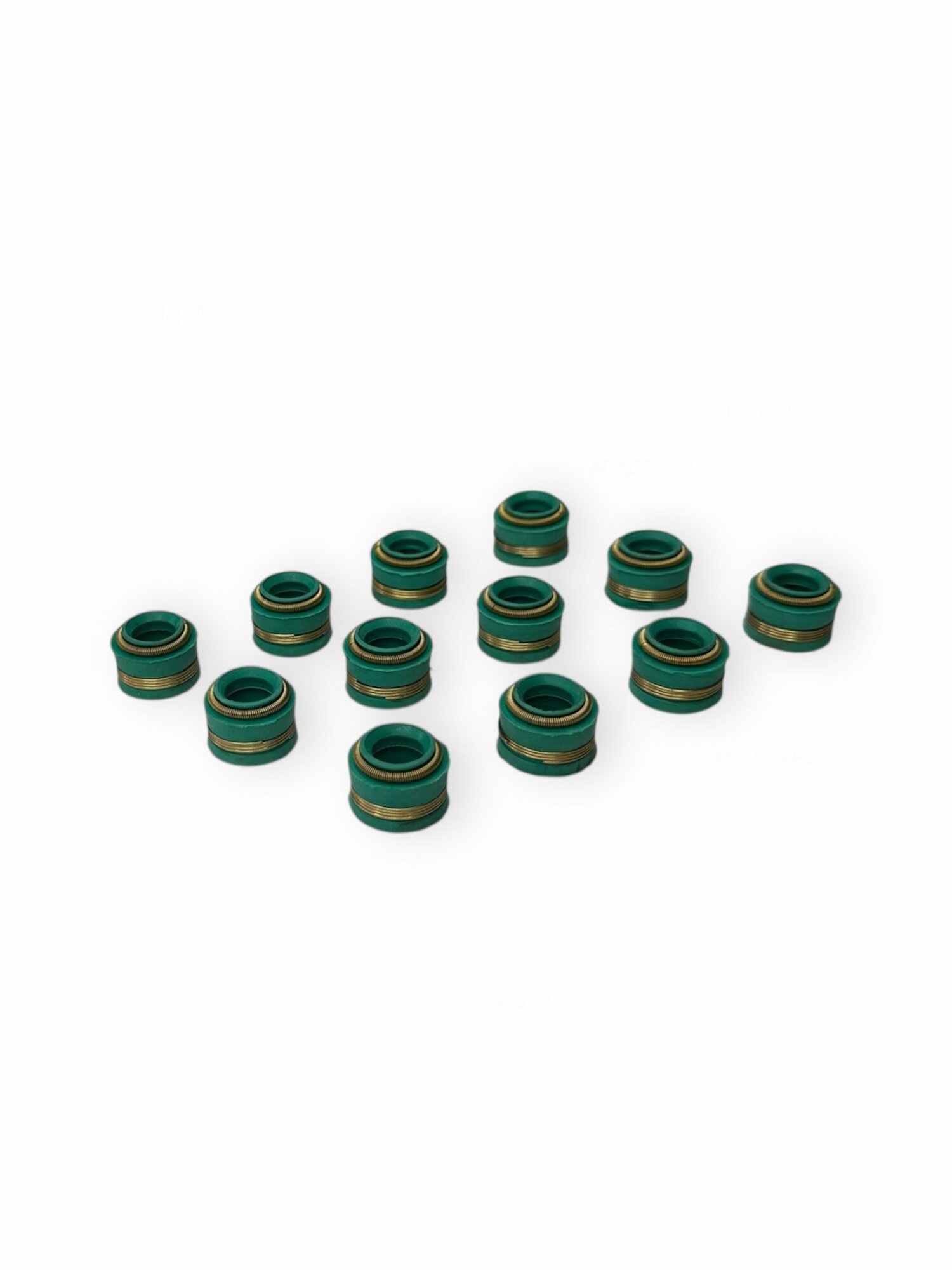 Комплект сальников клапанов для а/м марки МТЗ с двигателем Д-260 (резина МБС)