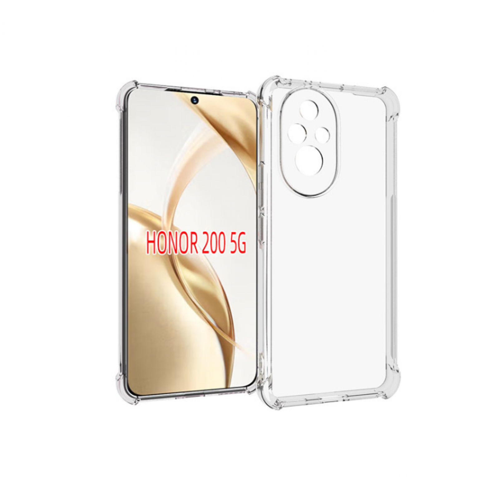 Задняя панель-чехол MyPads Tocco для Huawei Honor 200 ультра-тонкая силиконовая с защитой углов прозрачная