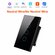 Черный выключатель света Tuya Smart Touch 3Gang