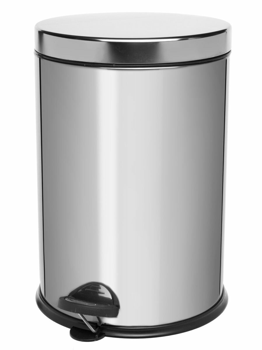 Ведро для мусора Navako Cassiopea 12L Chrome