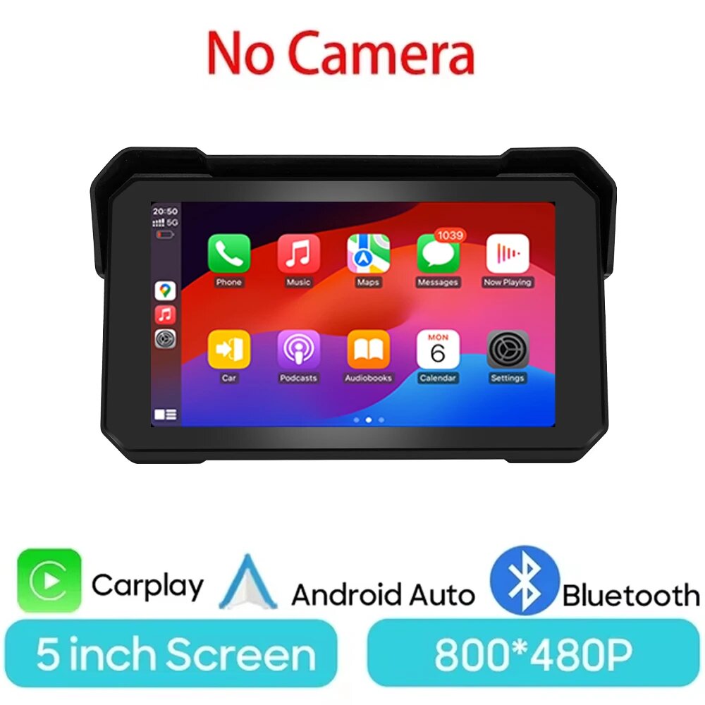 5-дюймовый Carplay Android Auto Bluetooth монитор, No Camera