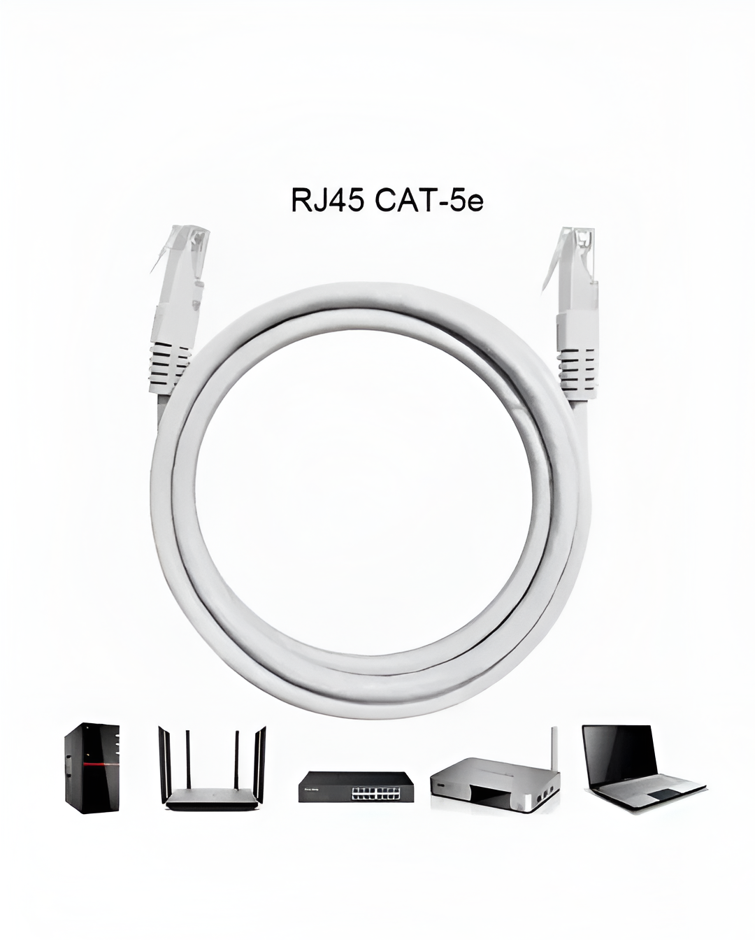 Патч корд, витая пара UTPCat5E RJ45 10М для дома, офиса , интернет