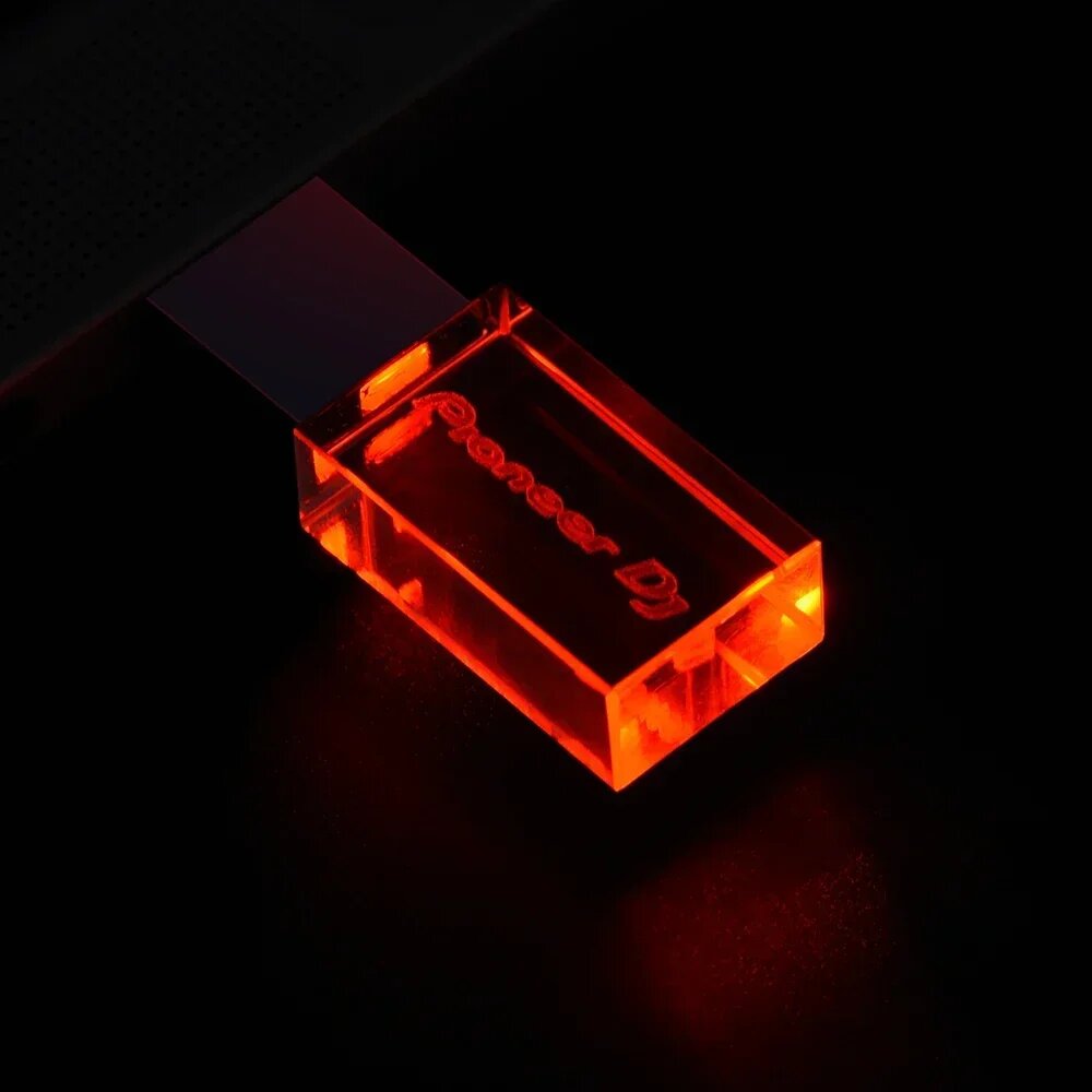 Pioneer DJ Crystal USB 2.0 флэш-накопитель 128 ГБ 32 ГБ, Silver no box