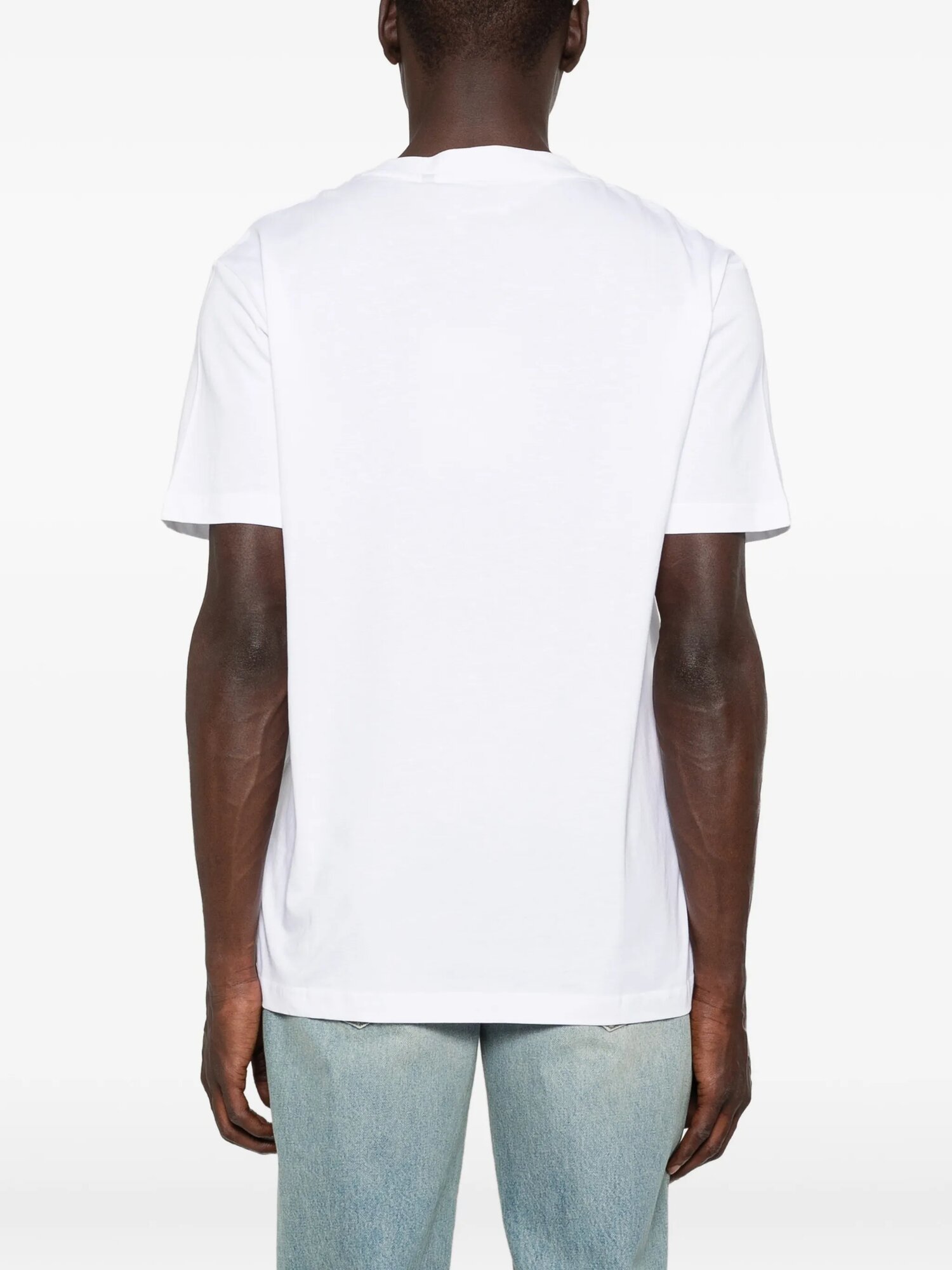 Футболка JOHN RICHMOND Round-neck T-shirt, размер 48, бежевый/белый — фото 1