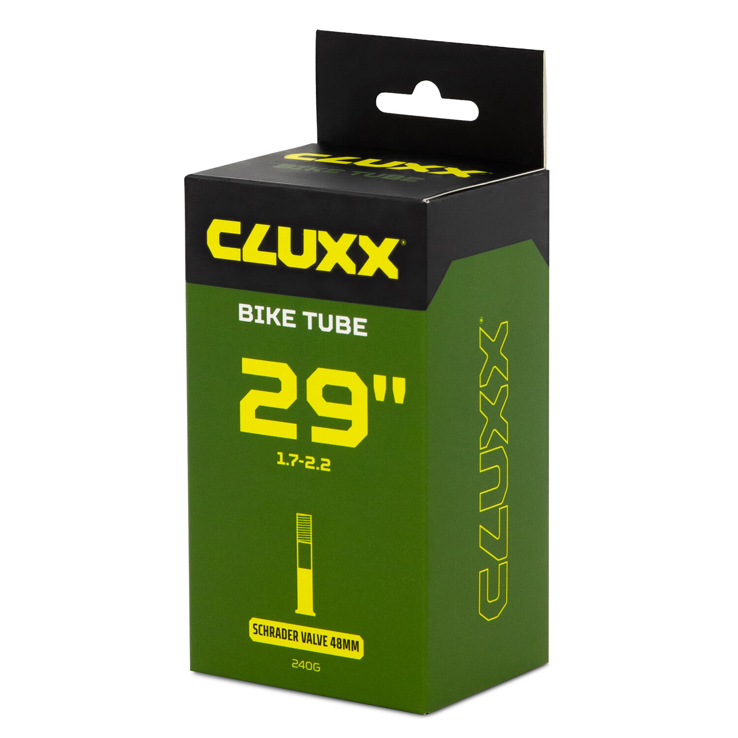 Велокамера CLUXX 29x1.75/2.125 Schrader (AV48) Black