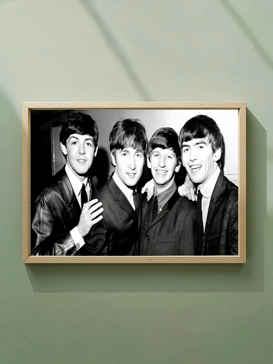 Постер, плакат на стену "The Beatles / Битлз Рок Группа" 42 см х 29,7 см (А3)