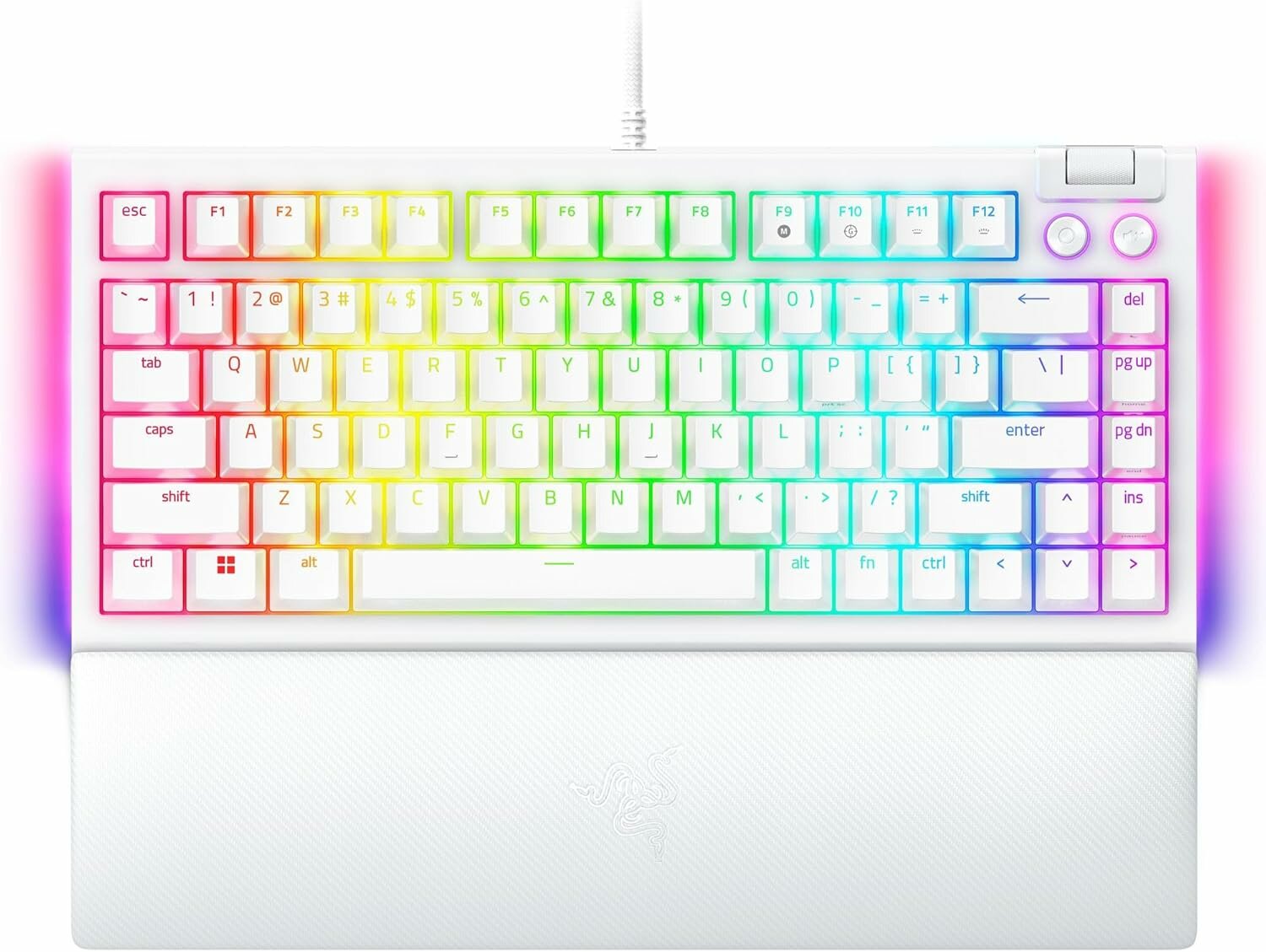 Игровая клавиатура Razer BlackWidow V4 75%, White (RZ03-05001700-R3M1)