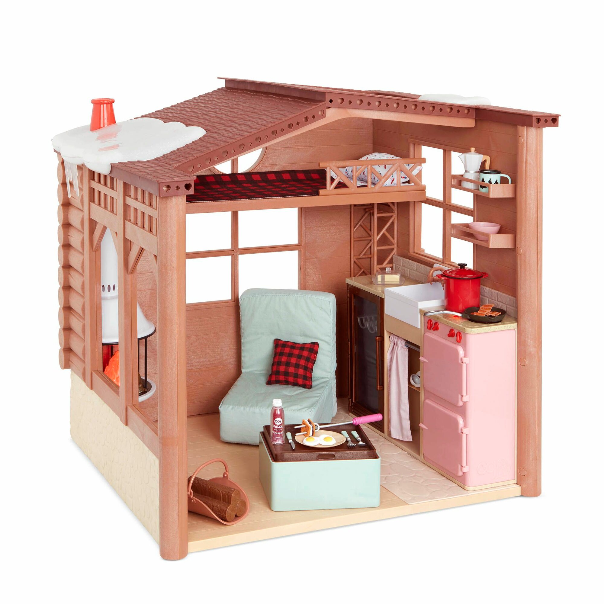 Домик для кукол 46 см Our Generation - Лесной домик с аксессуарами - BD37961Z