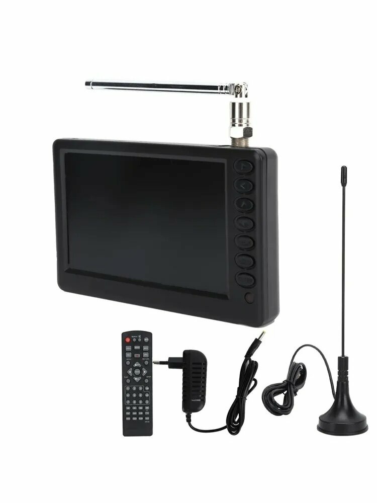 Портативный телевизор LEADSTAR 5 дюймов с DVB-T2, евровилка