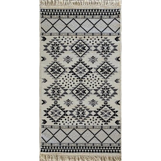 Коврик L'cadesi из хлопка KILIM GOLD 80х150 серый (60034)