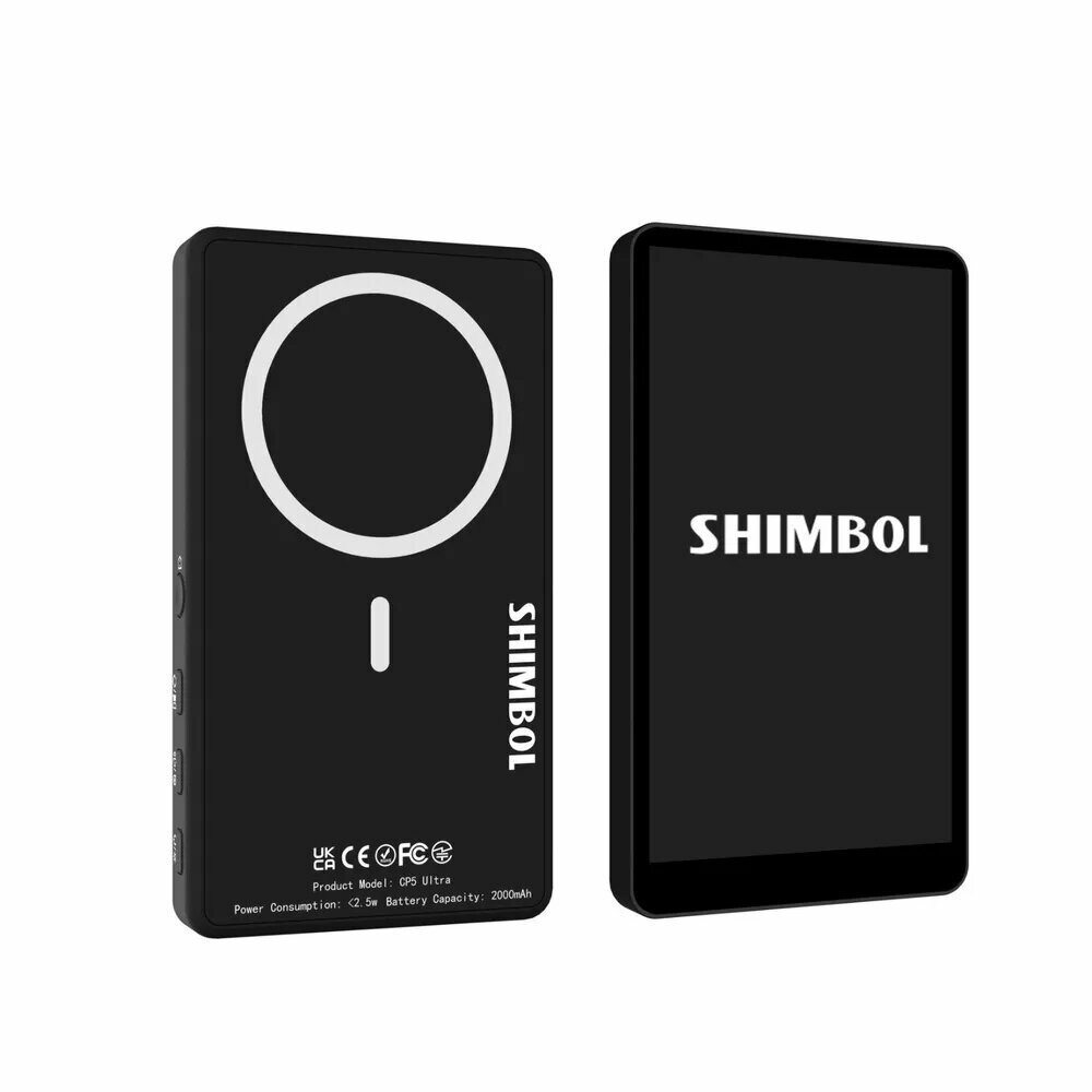 Shimbol CP5 Ultra, беспроводной монитор для видеоблога, 5-дюймовый сенсорный экран FHD, крепление MagSafe, дальность 50 м, задержка 0,04 с
