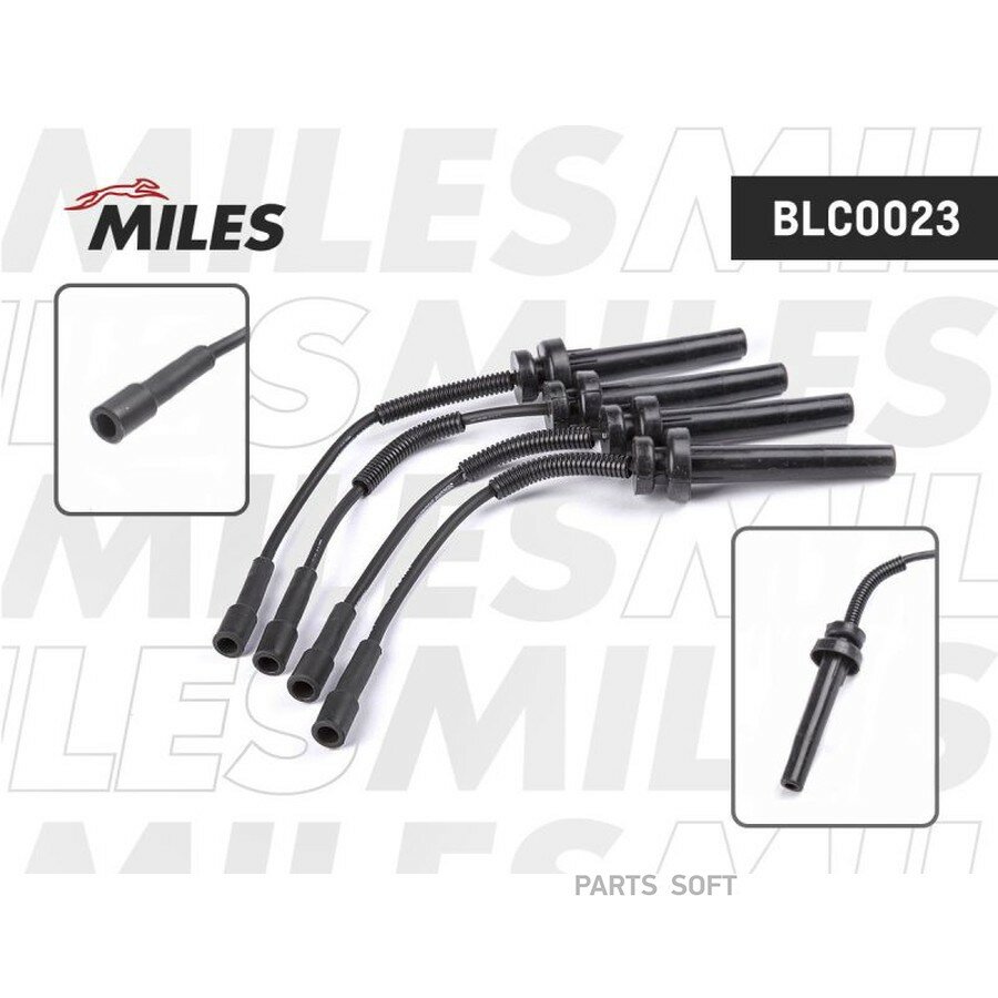 MILES BLC0023 Провода зажигания ком/кт