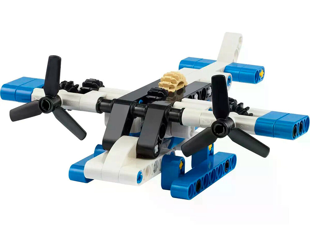 Мини-набор LEGO Уникальные наборы 30736 Мини-набор Белый гидросамолёт