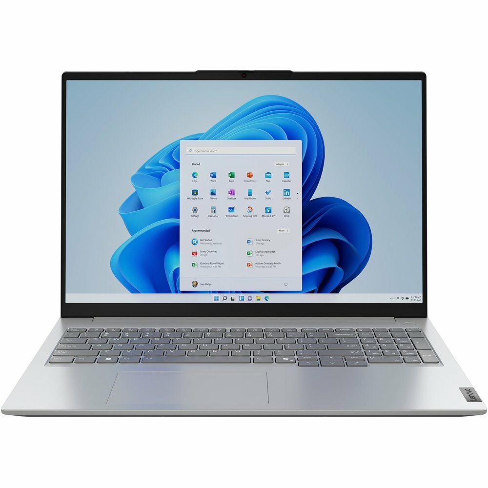 Ноутбук Lenovo ThinkBook 16 G7 ARP AMD Ryzen 7 7735HS/16Gb (1*16 D5/SSD512Gb/UMA/16"/IPS/WUXGA/1920x1200/60Hz/NoOS/RJ-45/Arctic Grey/1.7kg