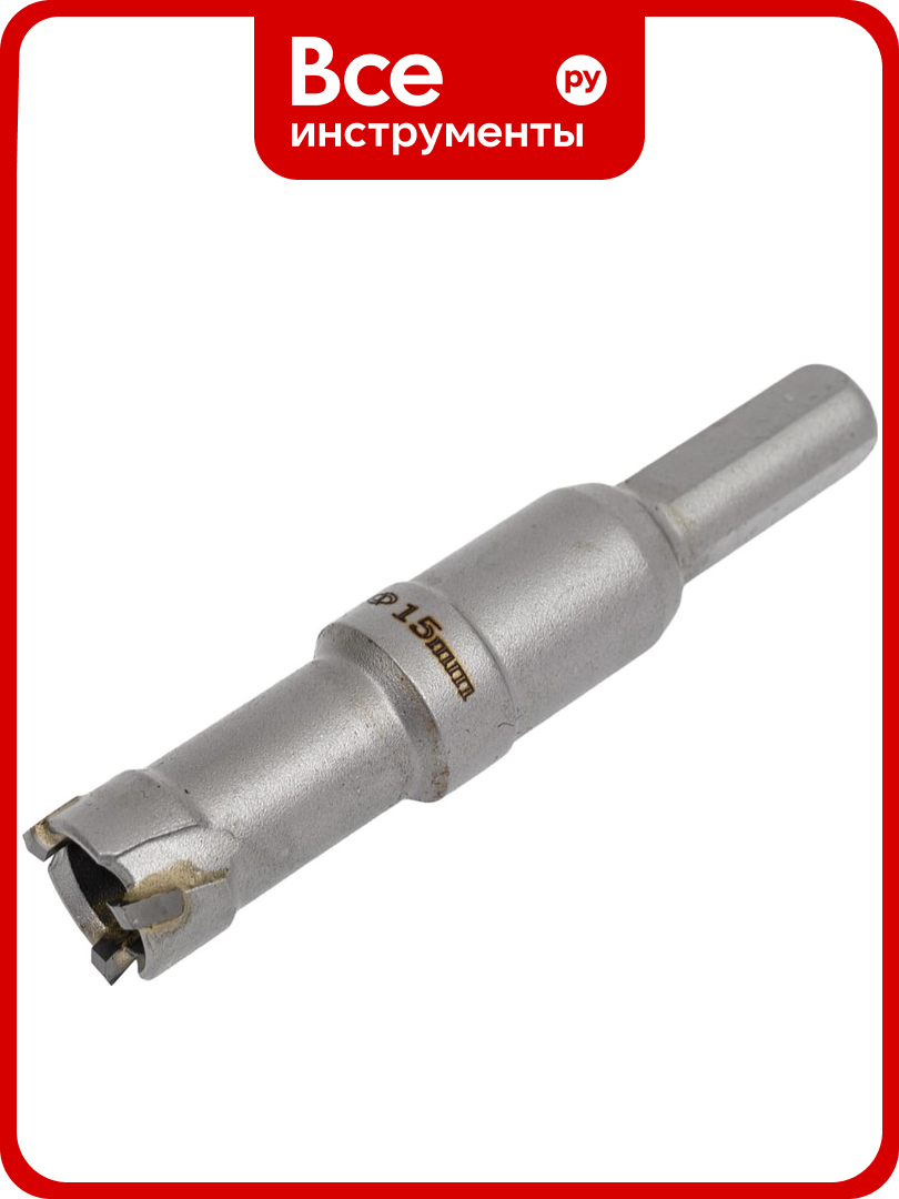 Коронка кольцевая в сборе NOVOCRAFT HSM657087015 из нержавеющей стали с цилиндрическим хвостовиком, сверло и держатель