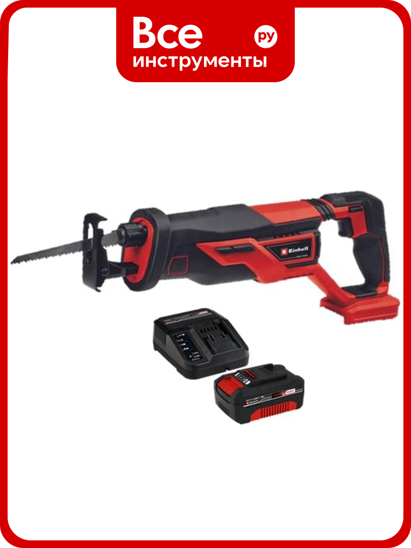 Пила, Einhell, сабельная аккумуляторная Einhell PXC TE-AP 18/26 Li, 18 В, ход