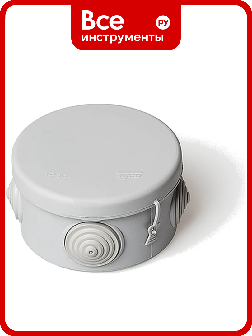 Распаечная коробка Рувинил для открытой проводки Тусо 80x50 IP54 67025