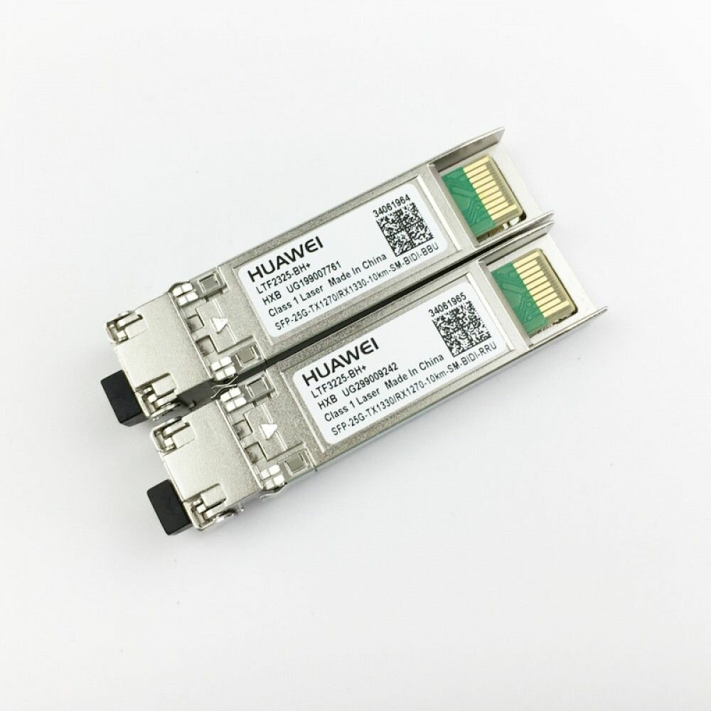Трансивер Huawe* BiDi SFP28 1270nm Tx 1330nm Rx 25Gb/s 4dBm 2dBm 10.3dBm LC 10km 40 85degC (34061964)