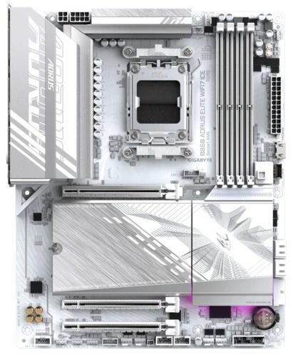 Материнская плата GIGABYTE B850 AORUS ELITE WIFI7 - AM5, AMD B850, 4xDDR5-5200 МГц, 1xPCI-Ex16, 3xM.2, ATX