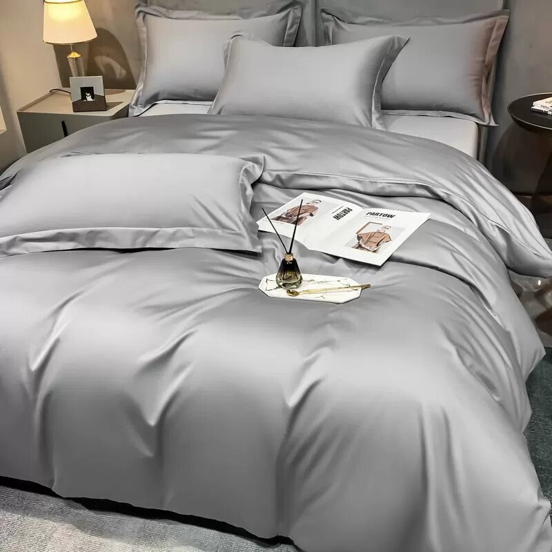 Crystal Home Textiles Класс A 200-count длинноволокнистый хлопковый комплект из четырех предметов из чистого хлопка 100