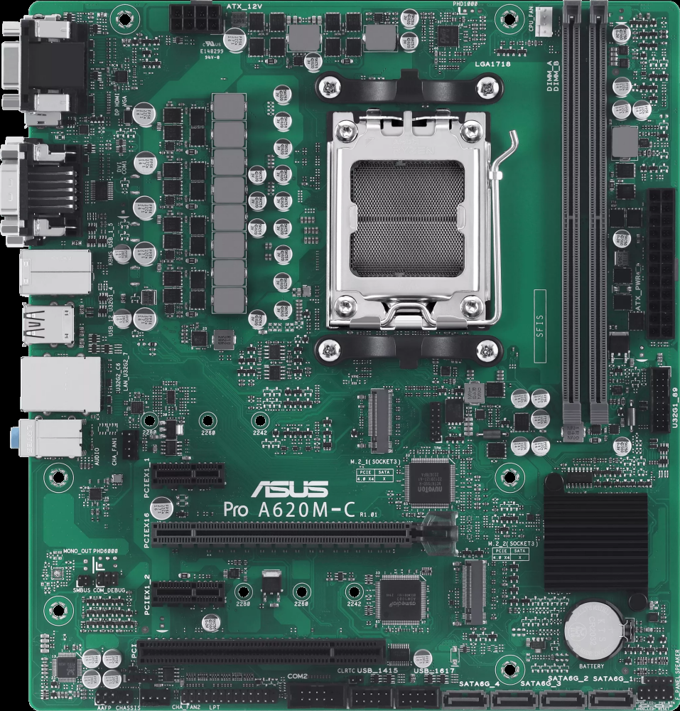 Материнская плата ASUS PRO A620M-C-CSM