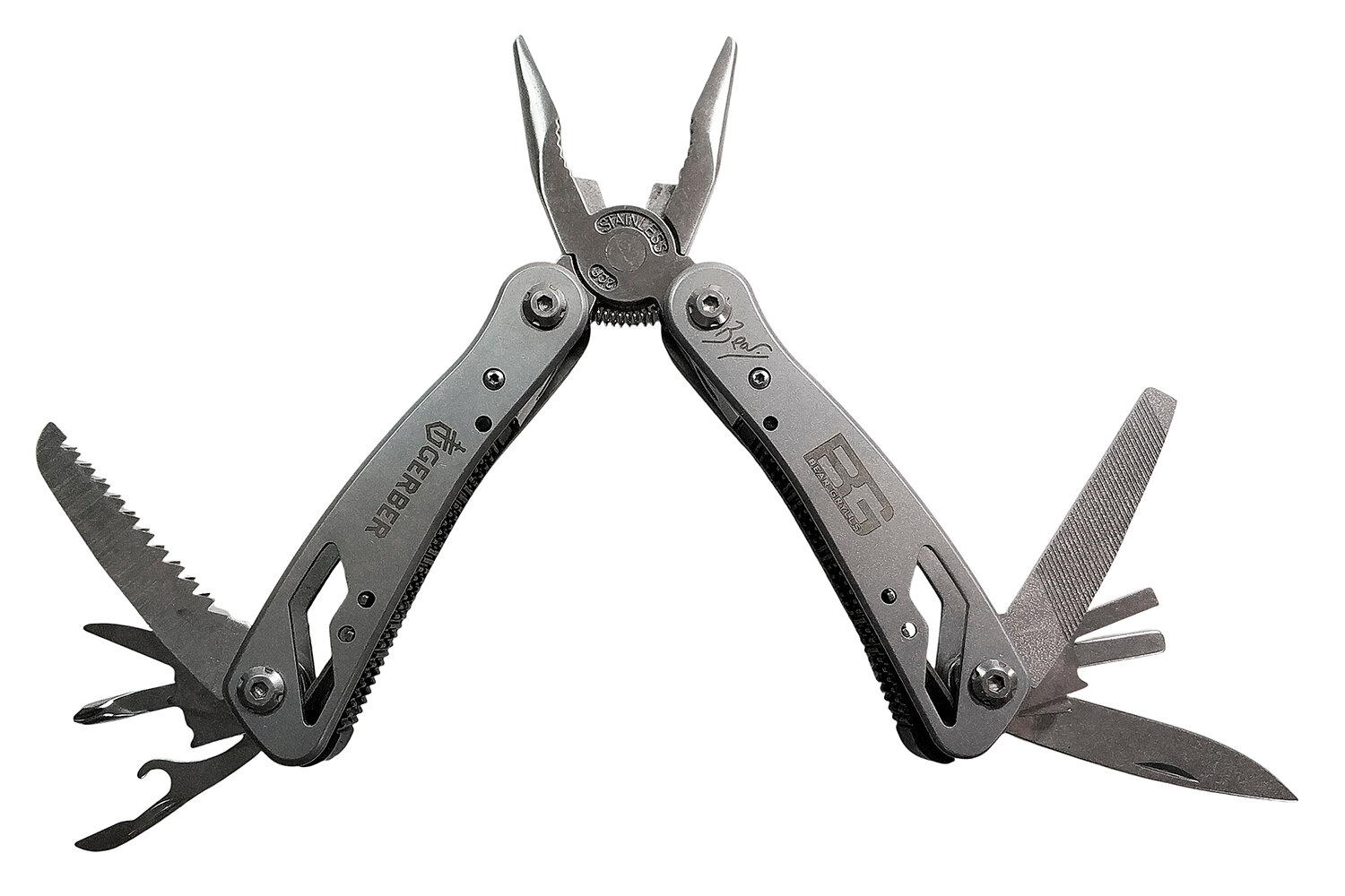 Мультитул + отвертка с набором сменных бит GERBER Gear Grills