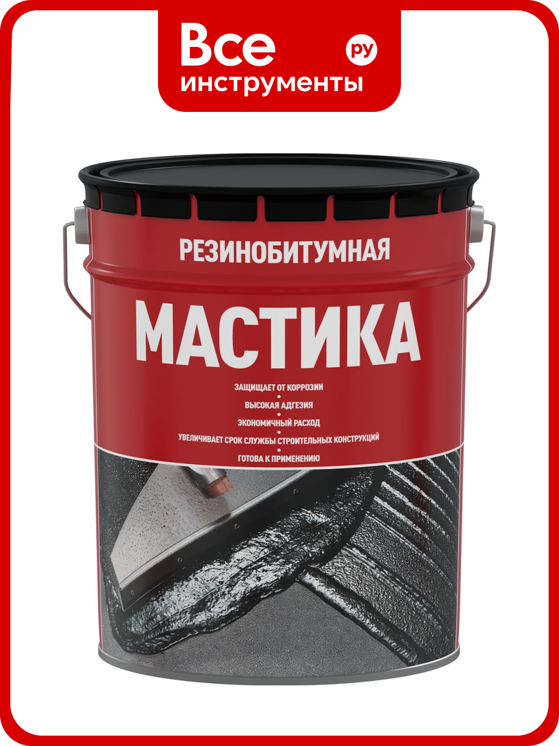 Мастика резинобитумная старт 21,5л/19кг 4607952908741
