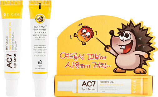 TISHA Точечная сыворотка для лица против акне и несовершенств кожи 15 мл AC7 Spot Serum 15 150ml
