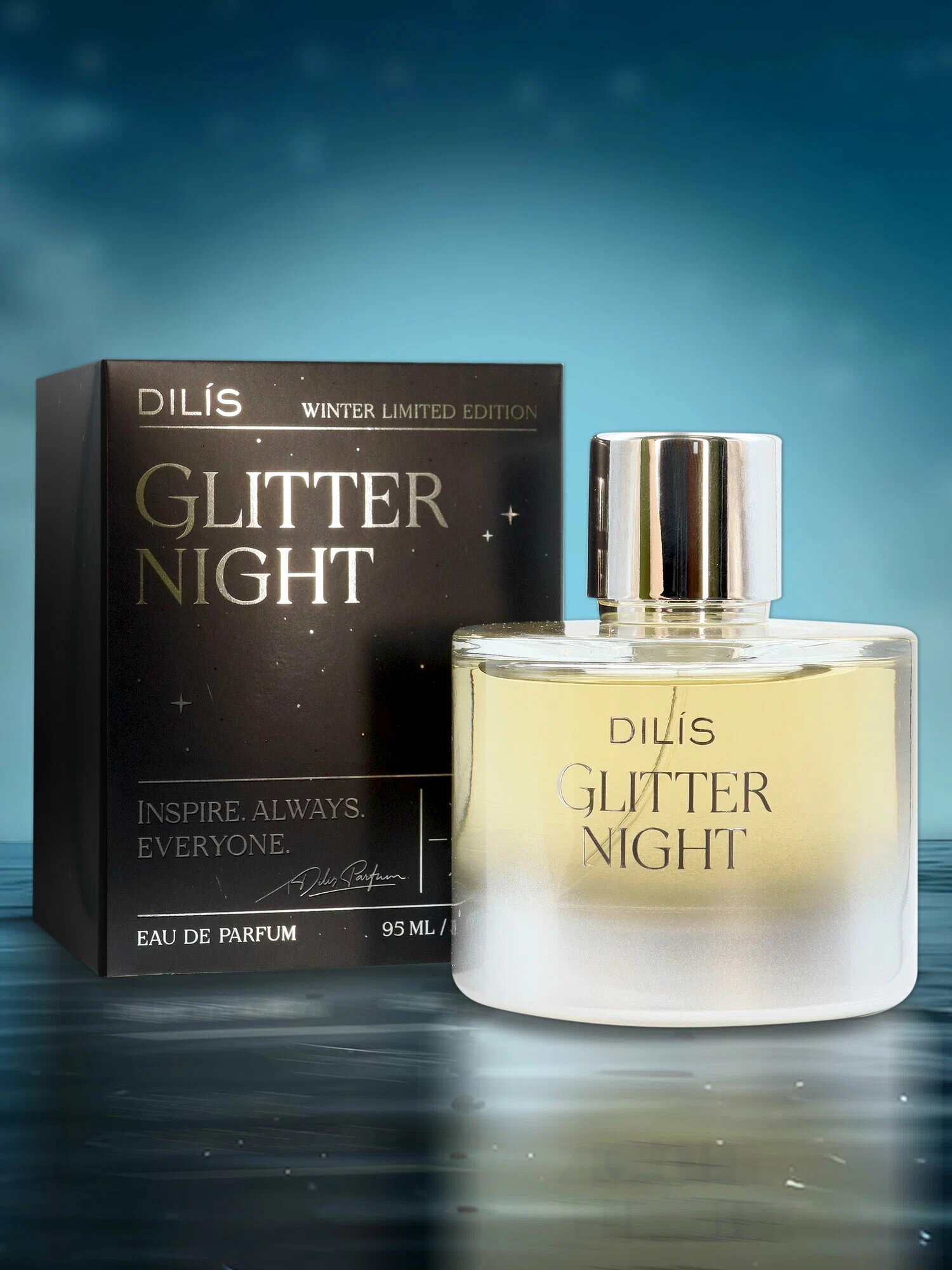 DILIS Парфюмерная вода женская Winter Limited Edition Glitter Night lady 95 мл