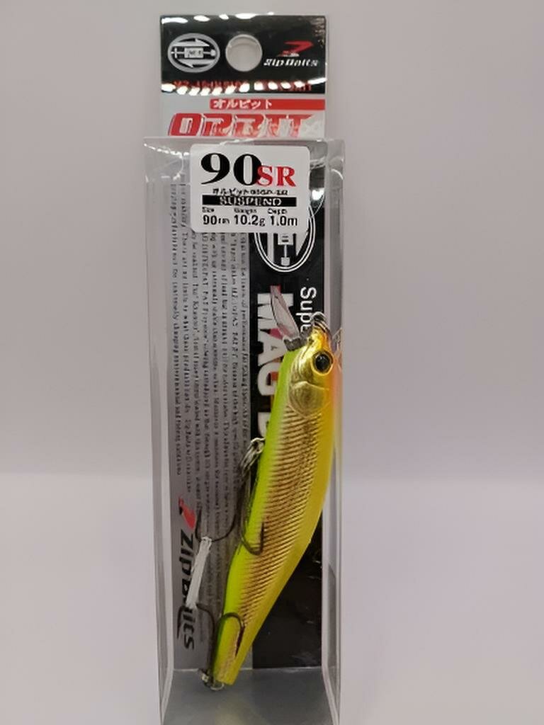 Воблер ZipBaits Orbit 90SR, для щуки/судака/окуня, суспендер, 9см, 10,2г
