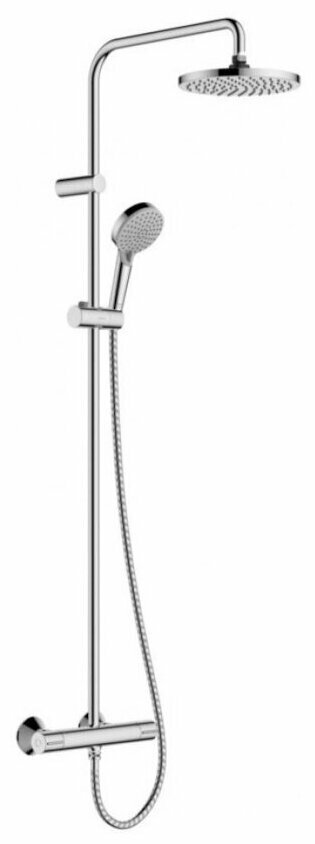 Душевая система с термостатом Hansgrohe Vernis Shape Showerpipe 230 26318000 хром