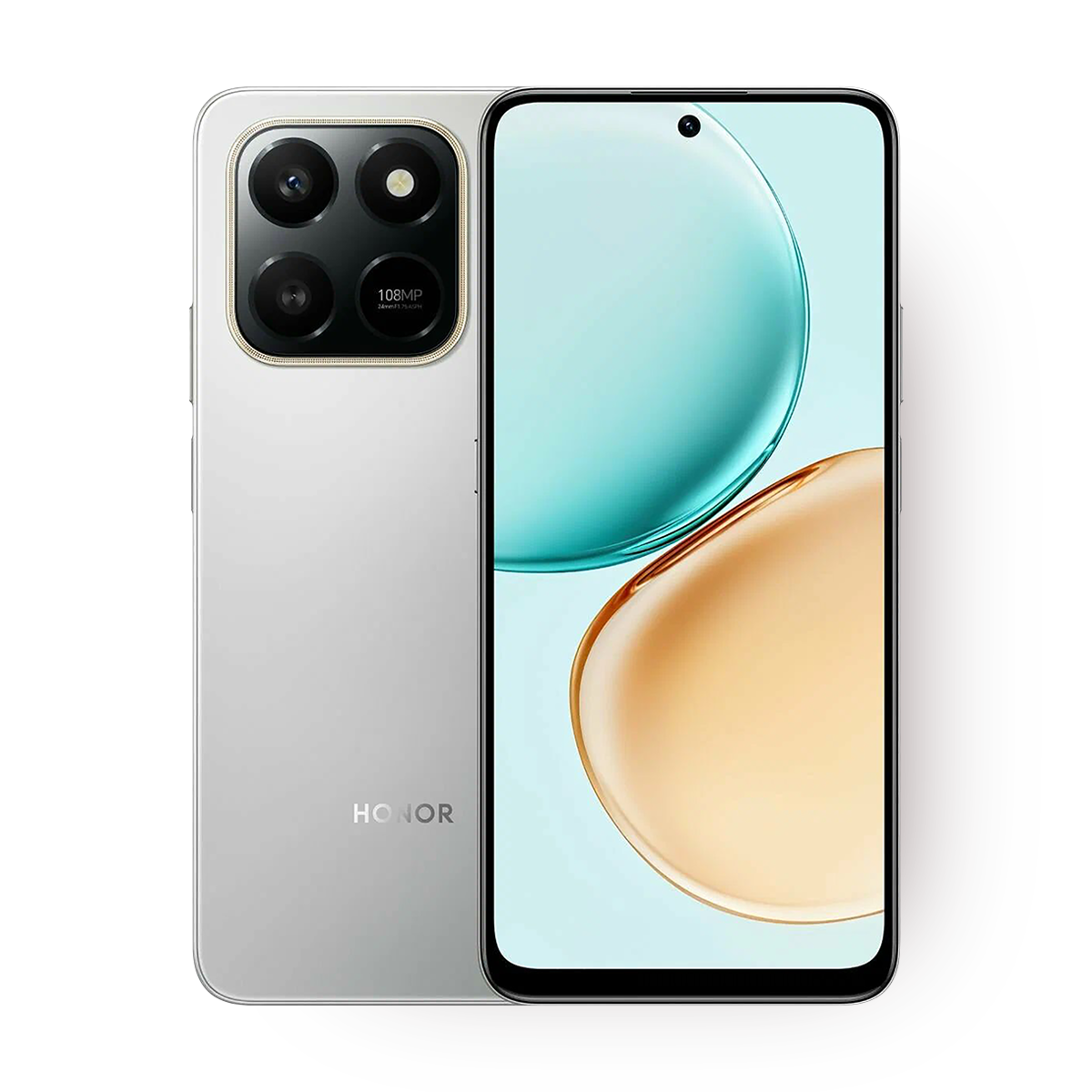 Смартфон Honor X7d, 8/256GB, 6.77", IPS, 120 Гц, космический серый