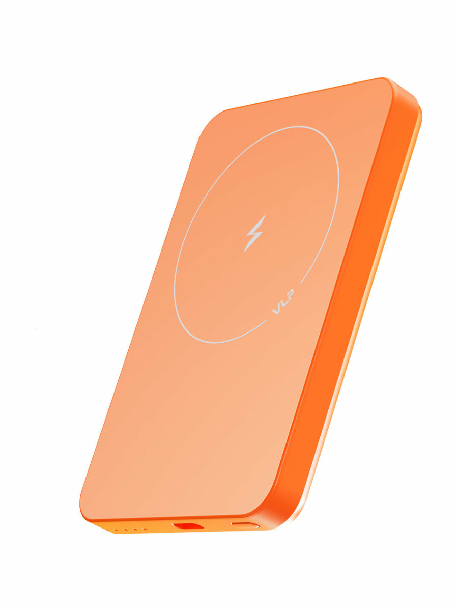 Портативное зарядное устройство VLP LITE Power Snap 5000 мАч Оранжевое