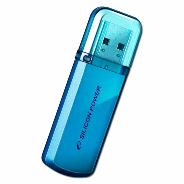 Флеш Диск Silicon Power 64Gb Helios 101 SP064GBUF2101V1B USB2.0 синий