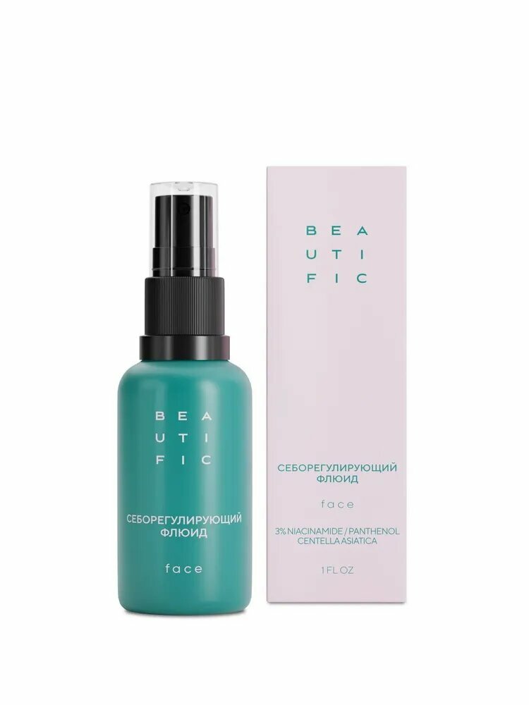 Себорегулирующий флюид Beautific Acne Away для лица, 30 мл