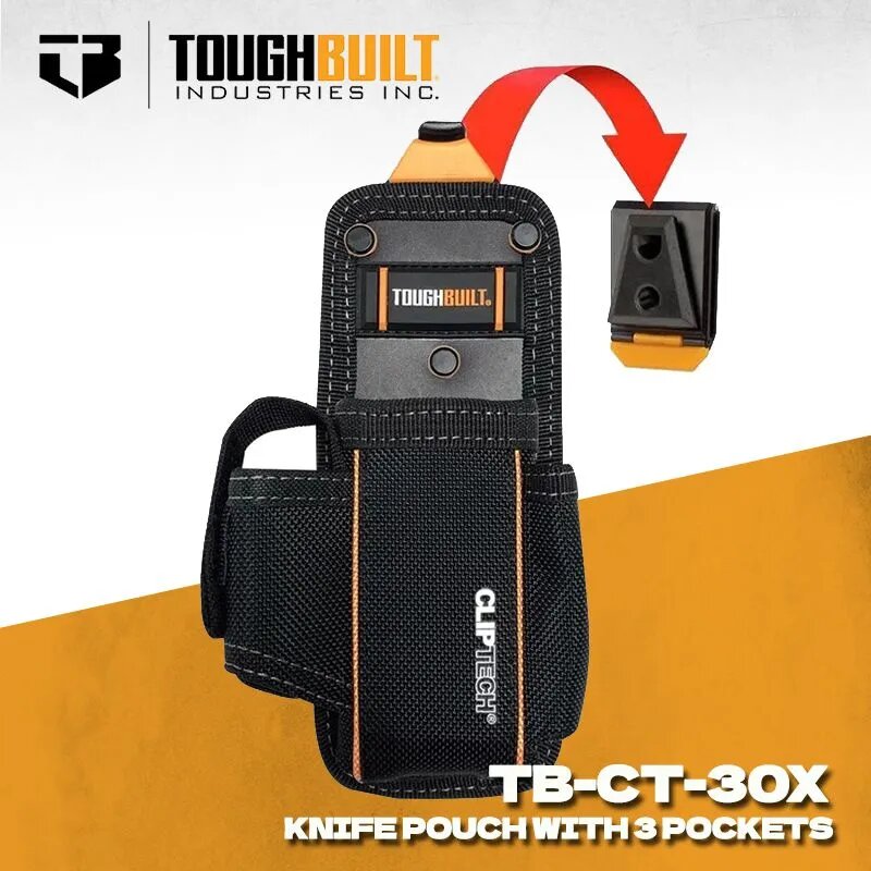 TOUGHBUILT TB-CT-30X Сумка для инструментов для канцелярского ножа, Поясная сумка