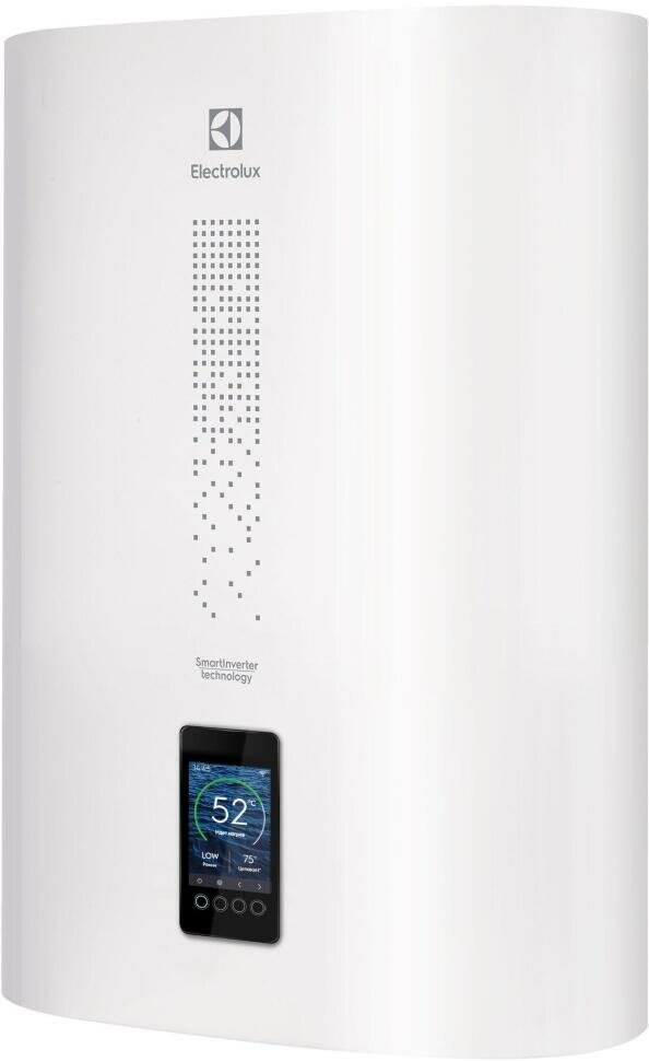 Водонагреватель Electrolux EWH 30 SmartInverter Белый Прямоугольный/плоский Нержавеющая сталь сухой тэн