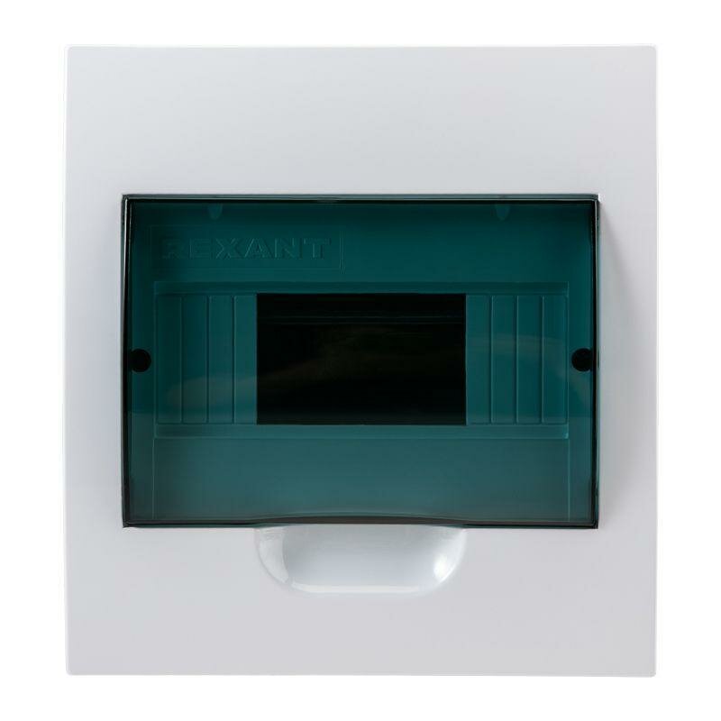 Бокс ЩРВ-П-8 IP41 пластик. бел. Rexant 11-0208