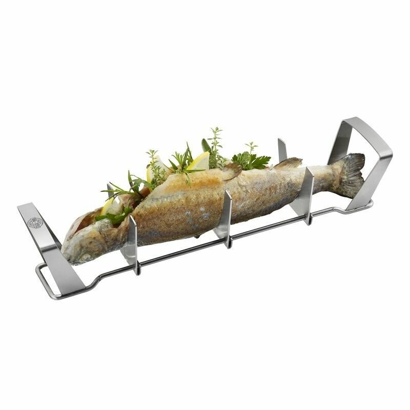 Решетка-гриль Gefu BBQ - Подставка для запекания рыбы, 36.7 х 7.7 х 7.8 см - Гефу G-89331