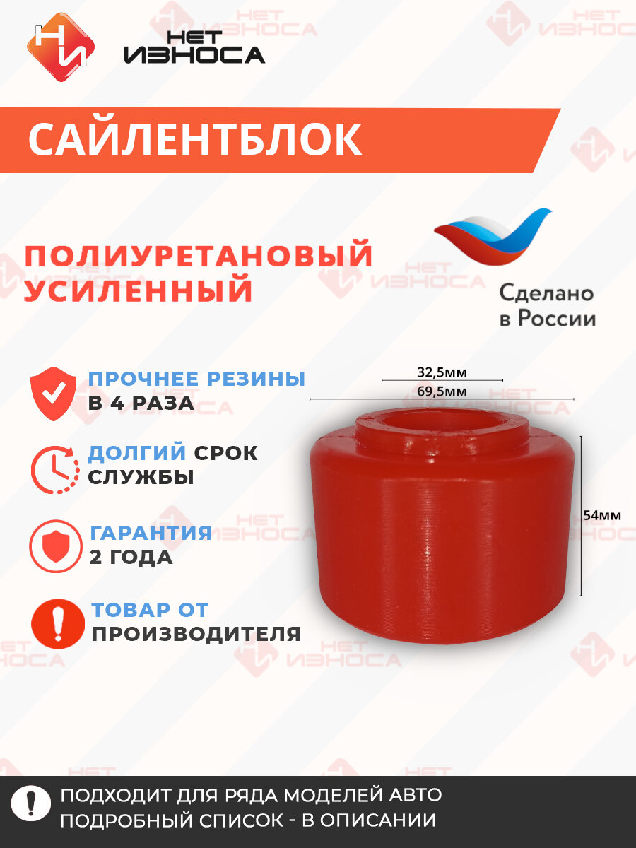Сайлентблок прицепа NS187