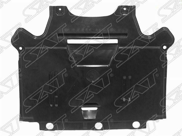 Защита двигателя SAT ST-AU27-025-0 Audi A4 08-12 Задняя часть