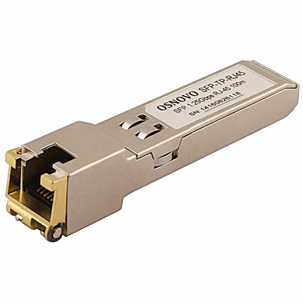 SFP-модуль OSNOVO SFP-TP-RJ45 (1G)