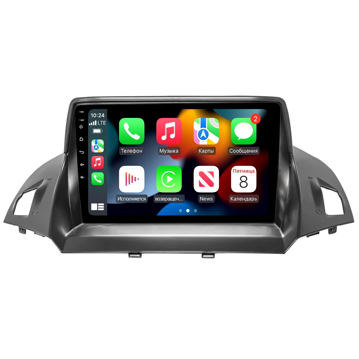 Магнитола CRS-300 Форд Куга 2 Ford Kuga II 2012-2019 с Android 14 - 6+128Gb память - Carplay - DSP - Кулер