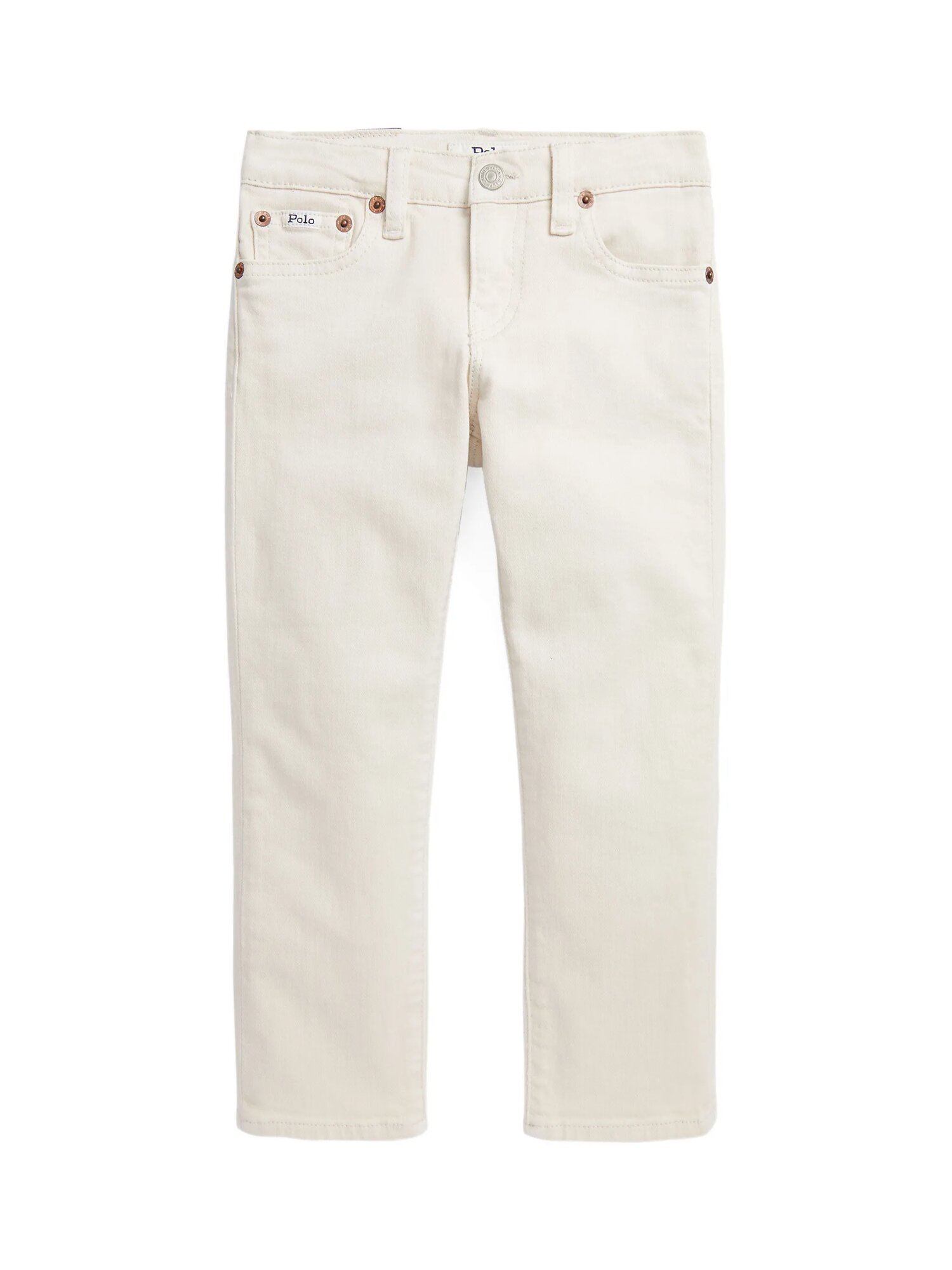 Джинсы Logo-patch straight-leg jeans
