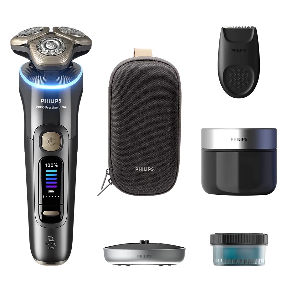 Электробритва Philips XP9402/31 i9000 Prestige Ultra для влажного и сухого бритья с технологией SkinIQ Pro